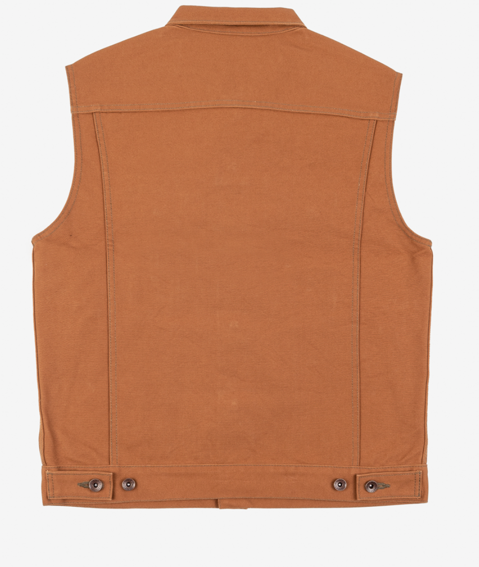 17oz Duck Modified Type III Vest - Brown IH-2526V – Iron Shop Provisions