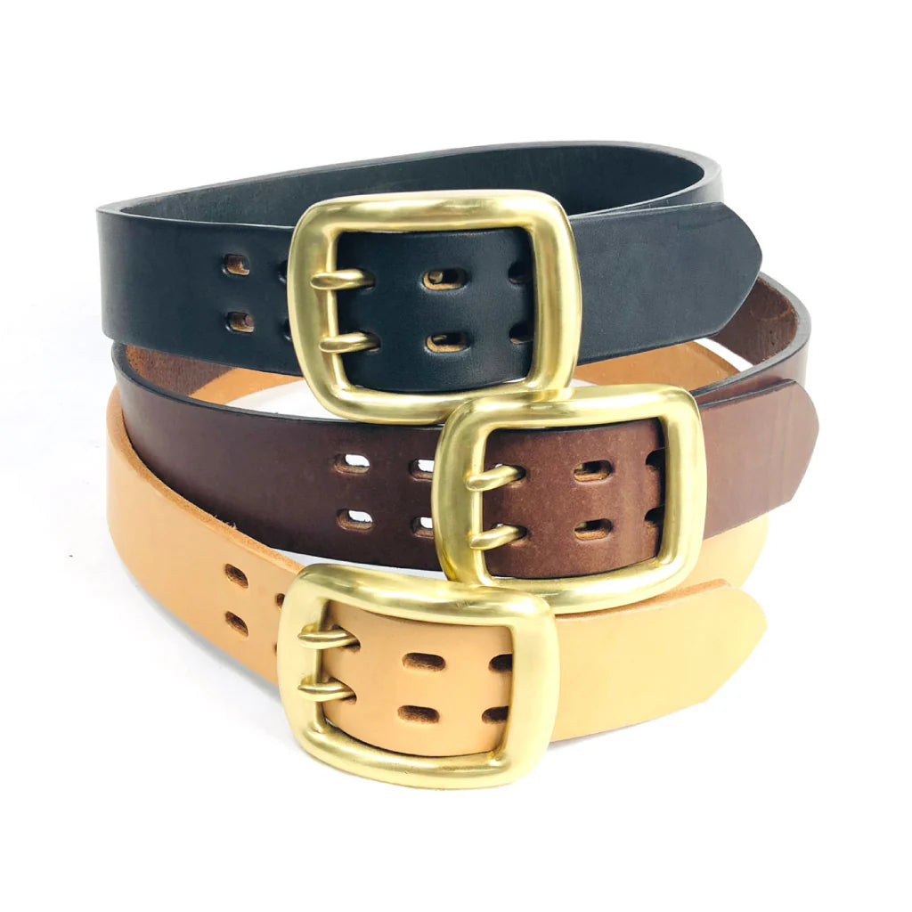 Heavy Curved Belt- Double Prong (W001-WP) – Iron Shop Provisions
