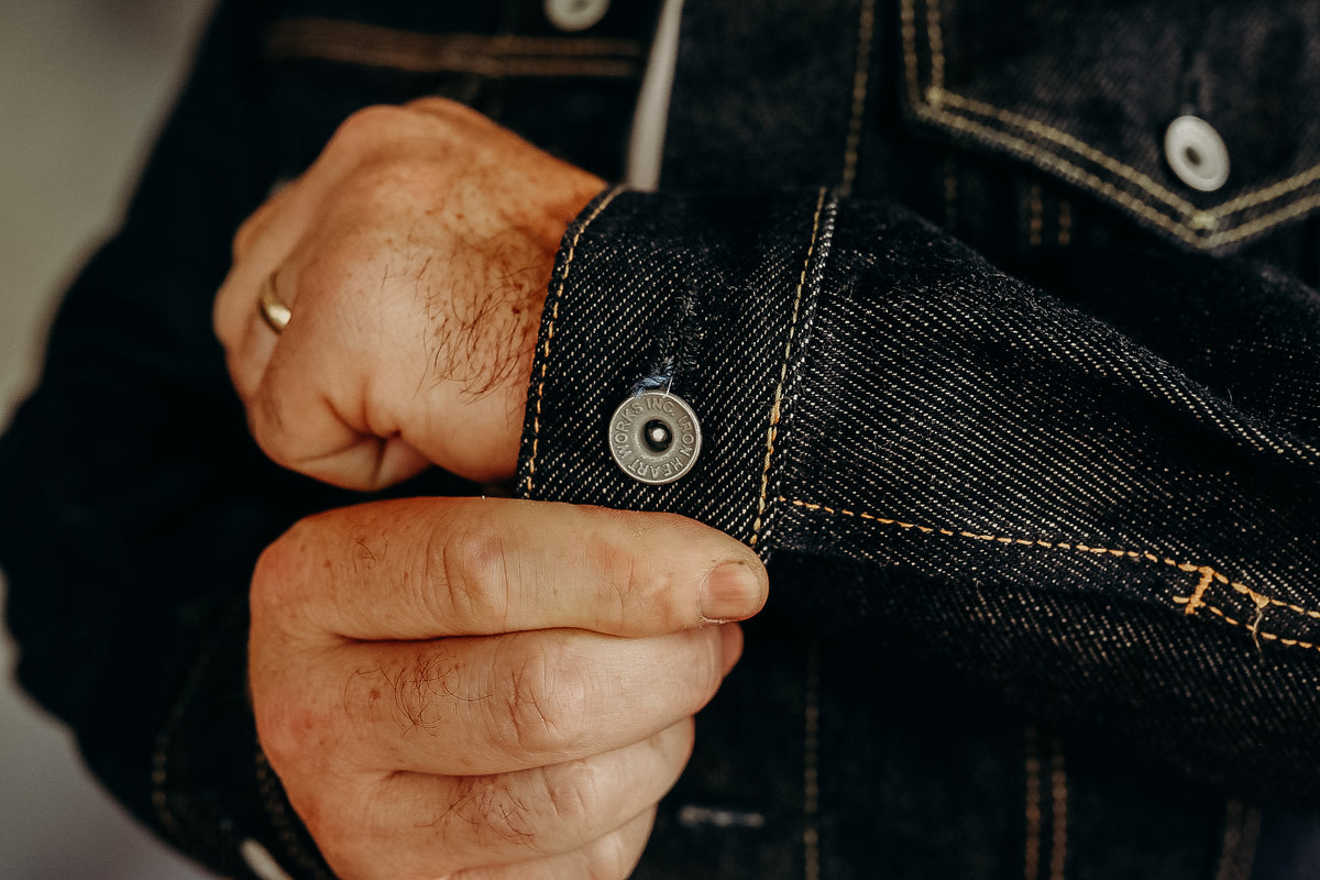 21oz Selvedge Denim Un-modified Type III - Indigo IH-526J – Iron Shop ...