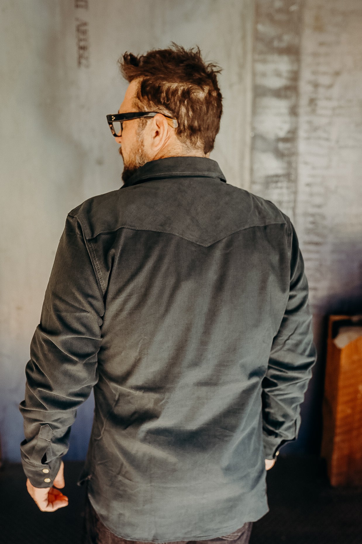 Sideras Shirt, Corduroy, Petrol – Iron Shop Provisions