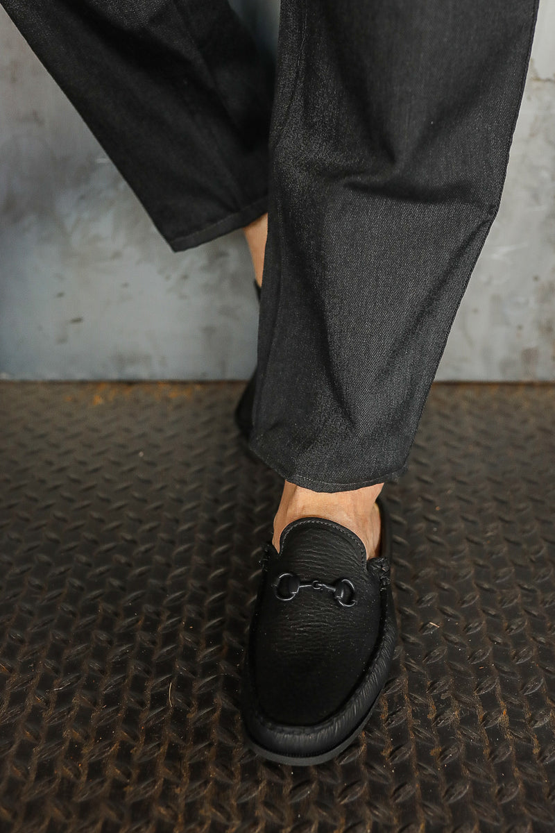 Easy Bit Moc Loafer in Black Grizzly – Iron Shop Provisions